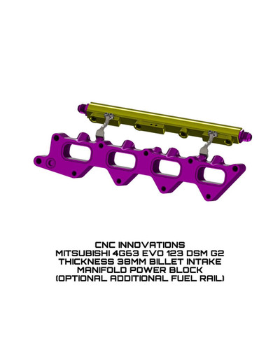 MITSUBISHI 4G63 EVO 1 ,2 & 3 DSM G2 THICKNESS 38MM BILLET INTAKE POWER ...