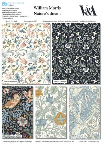 William Morris Nature's Dream | Knit & Stitch