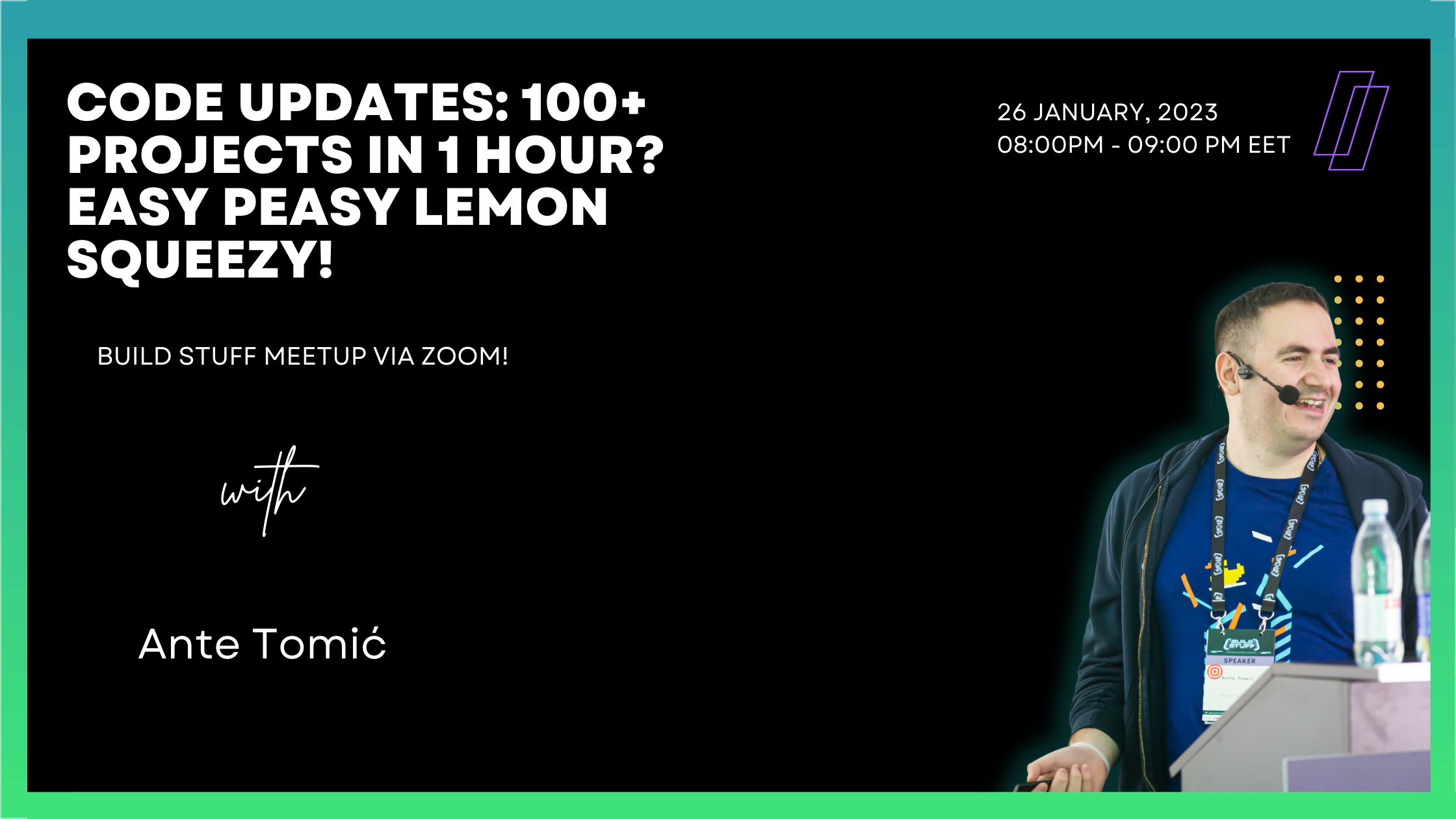 ONLINE Build stuff meetup via zoom! Code Updates: 100+ Projects in 1 ...