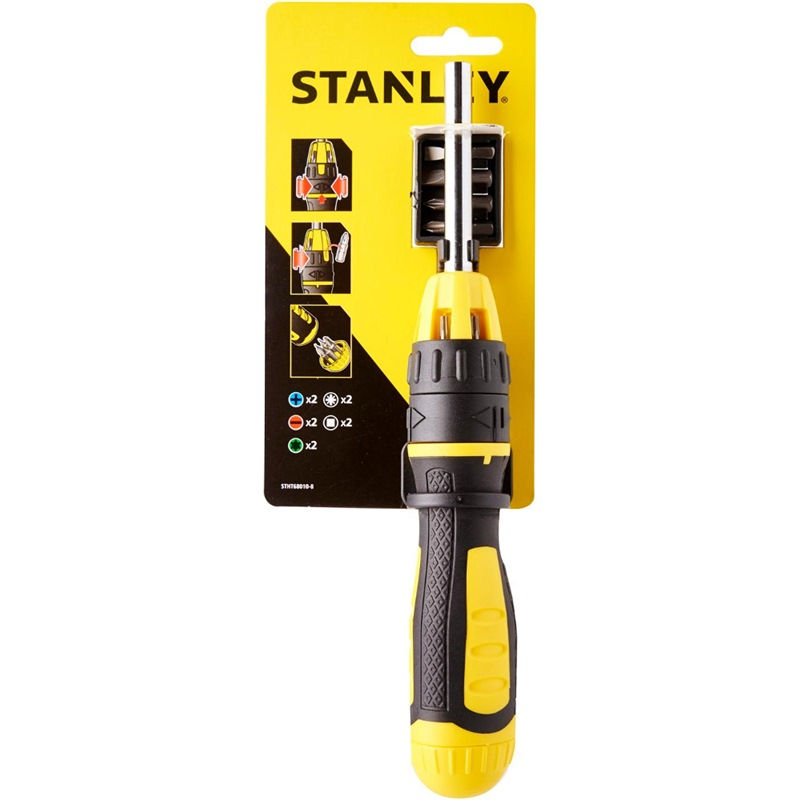 IMPA 612346 STANLEY 68-010 Screwdriver Ratchet With Bits ...
