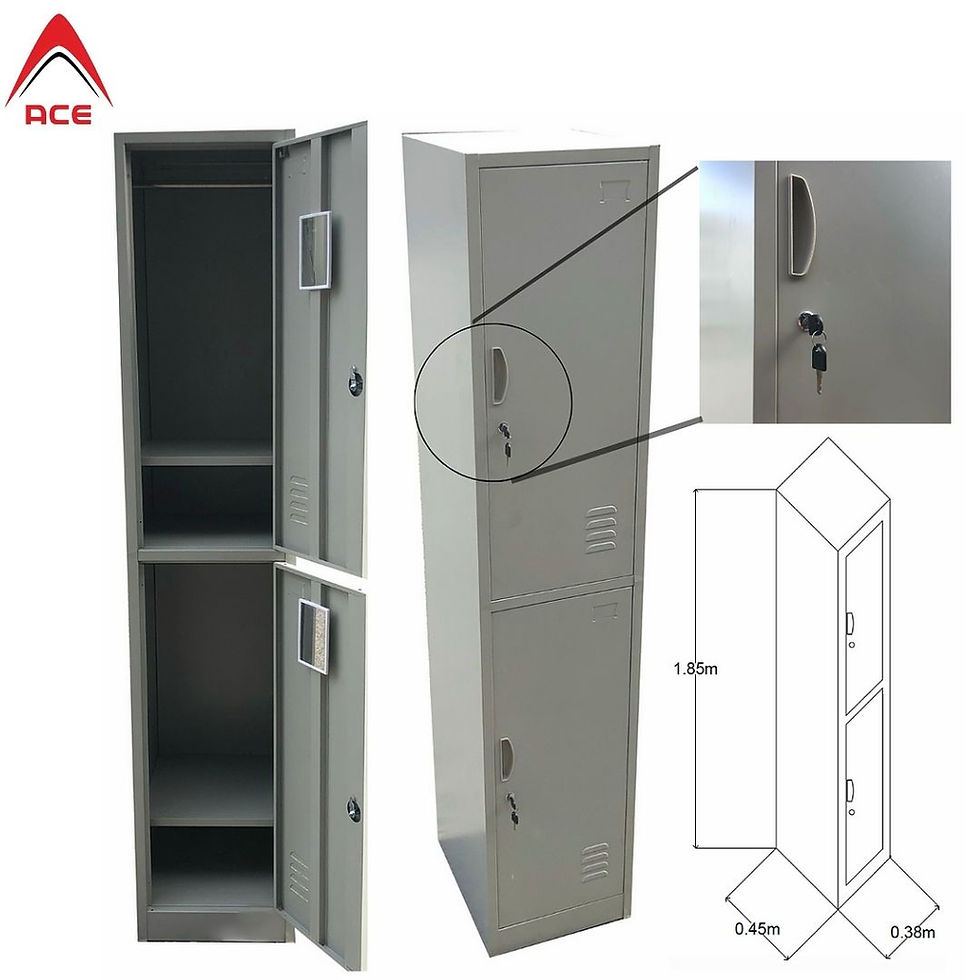 Double Tier Single Steel Locker | Mill Marine Pte Ltd