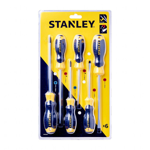 Stanley Screwdriver Set Cushion Grip 6'S MODEL 66-672 | Mill Marine Pte Ltd