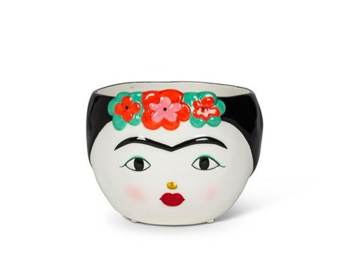 Frida Ceramic Low Profile Pot | Plant The Jungle