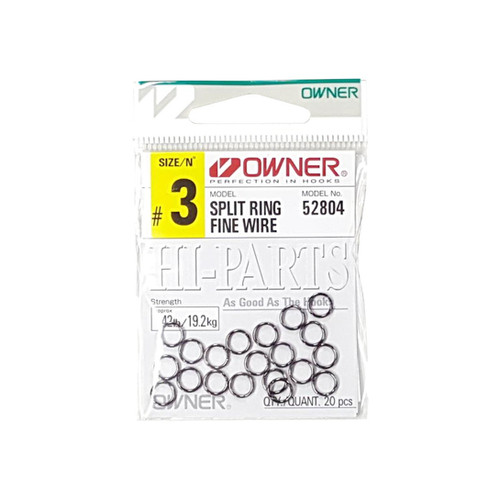 Owner Fine Wire Split Rings | Bilimoria Fishing