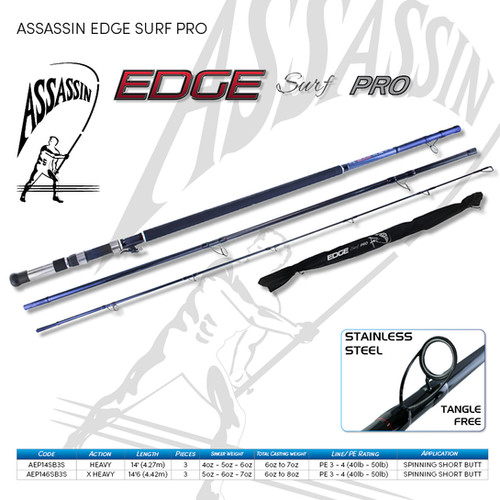 Assassin Edge Surf Pro Rod | Bilimoria Fishing