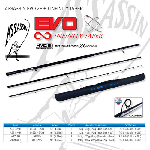 Assassin Evo Infinity Taper | Bilimoria Fishing
