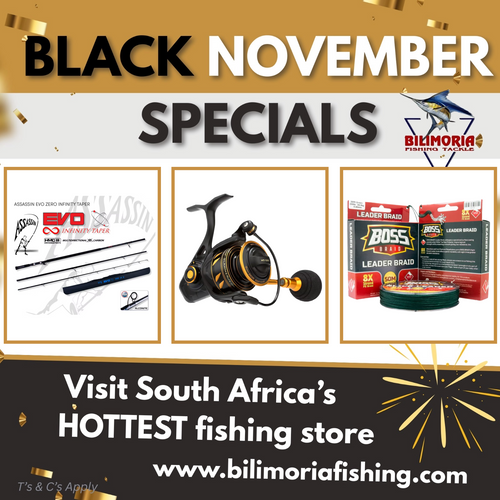 Black November: Assassin Evo 15ft #7 & Penn Slammer & 100m Boss Leader ...
