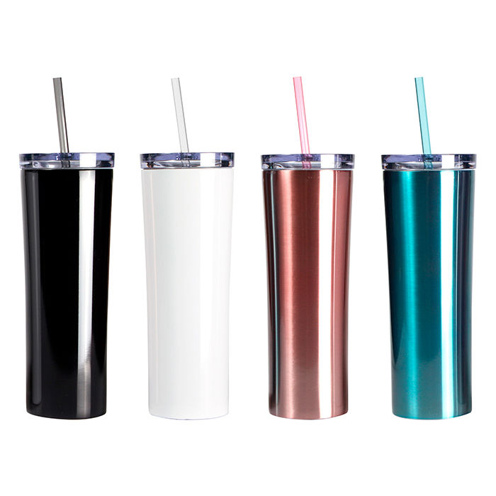Termo Popote Doble pared Acero 470 ml | envasescdmx