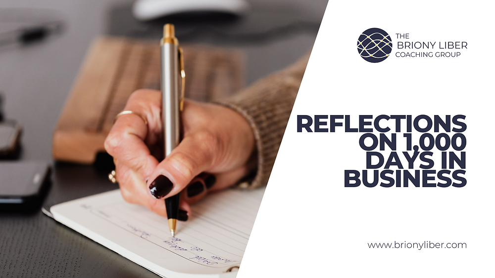 Reflections on 1000 days in business| The BLCG