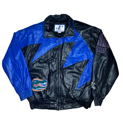 UF Rare Vintage Embroidered Florida Gators Leather Jacket | Tailgate Fever