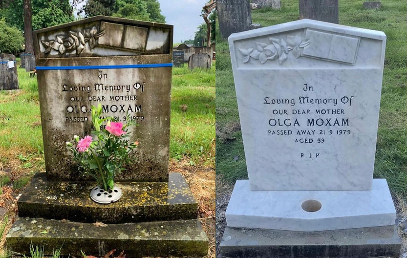 PORTFOLIO | Gravestone Cleaning