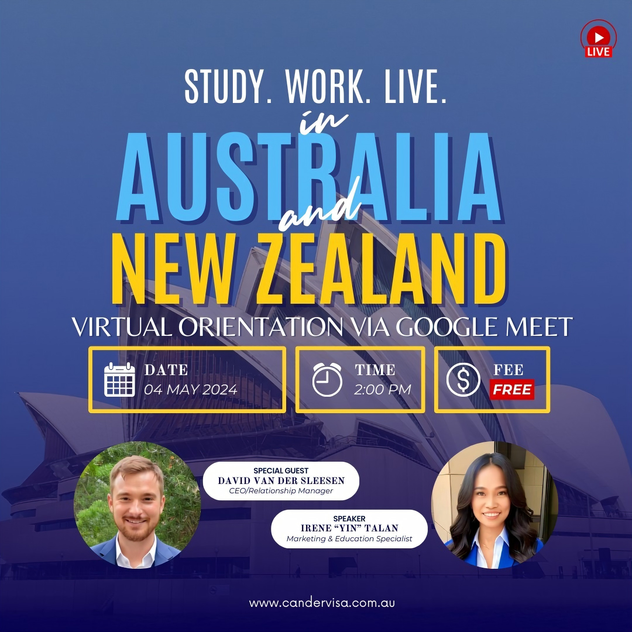 Study.Work.Live in Australia & New Zealand (Virtual Orientation ...