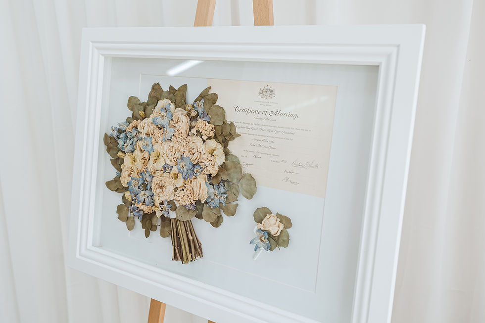 Bookings | The Vintage Flower Box | Preserved and Framed Wedding ...