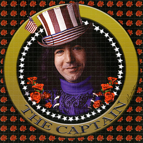 Captain America Blotter - Red Roses | HerbGreeneFoto