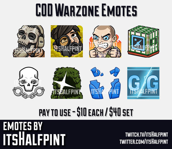 Twitch Emotes | itsHalfpint