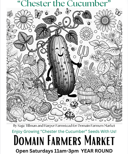 farmers market coloring pages