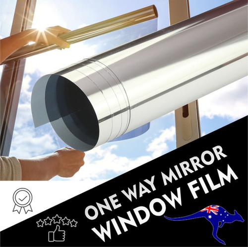 50cm Width One Way Silver Reflective Mirror Window Tint | Tint and Wrap