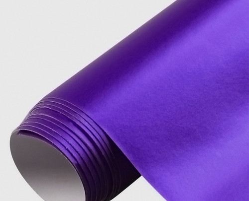 Icy Metallic Matt Purple Air Release Car Vinyl Wrap | Tint and Wrap