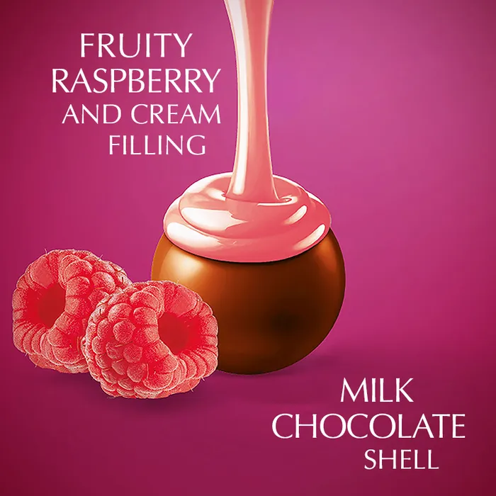 Lindt Lindor Raspberry & Cream 200g | Secret Gift Guru