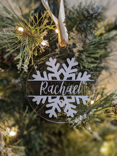 Snowflake Bauble | Rivvin Designs