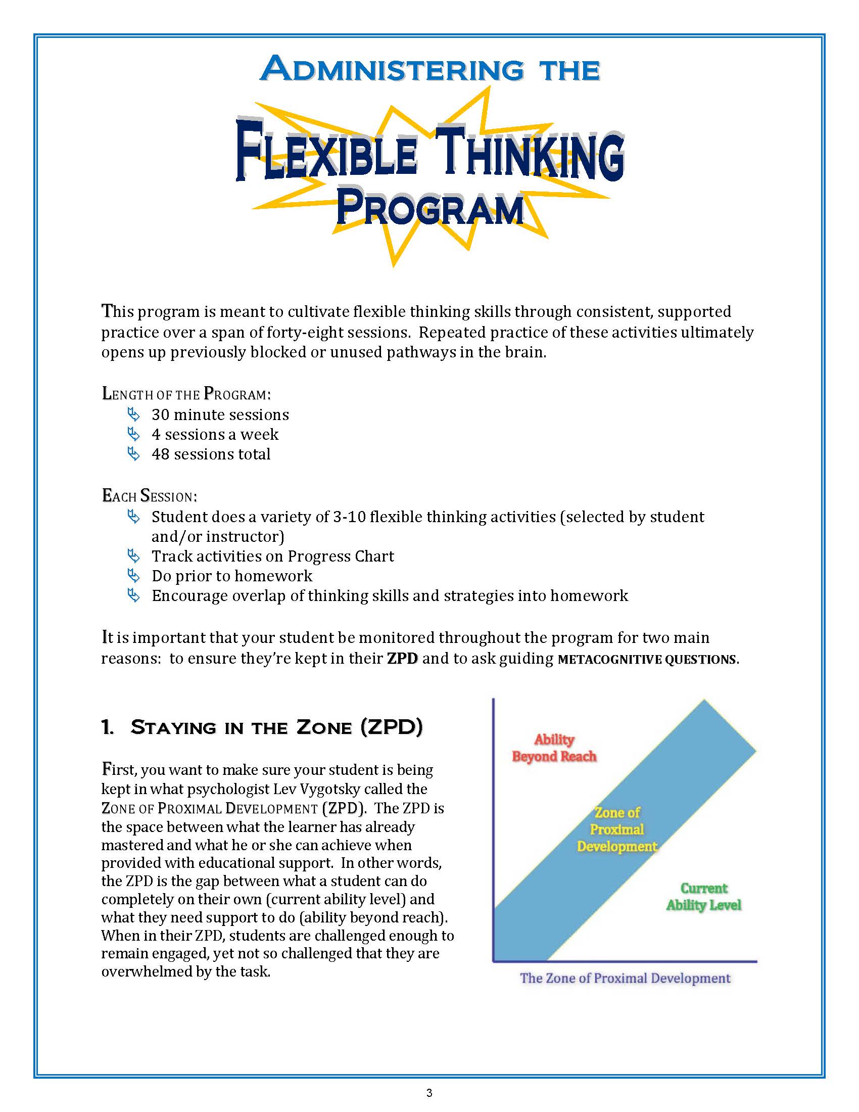 Flexible Thinking Program | kandmcenter