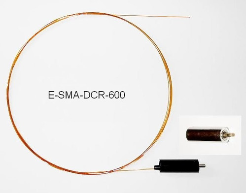 600 micron bare fiber with polyimide coating and Extended SMA connector ...