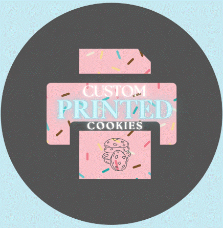 Printed Logo cookies | The Cookie Darling