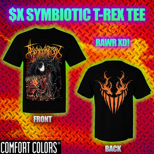 $X SYMBIOTIC T-REX T-SHIRT | $ALAMANDER X