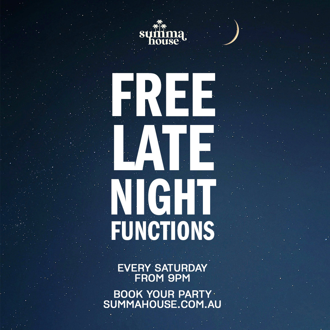 FREE LATE NIGHT FUNCTIONS | SUMMA HOUSE