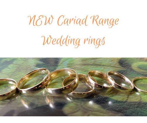 18k NEW Cariad Cymru Welsh Gold Wedding Ring | Welsh Gold Shop