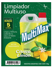 Limpiador Multiuso Citrico Limon x 5Lts. | MultimaxNoa