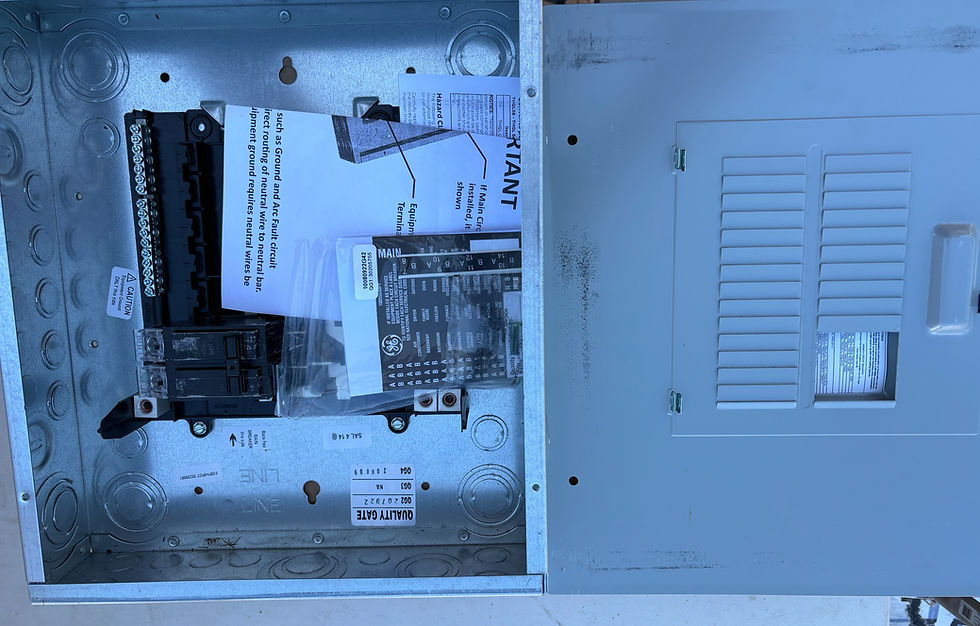 GE Main Breaker 100 amp indoor load center | KEGBUILT