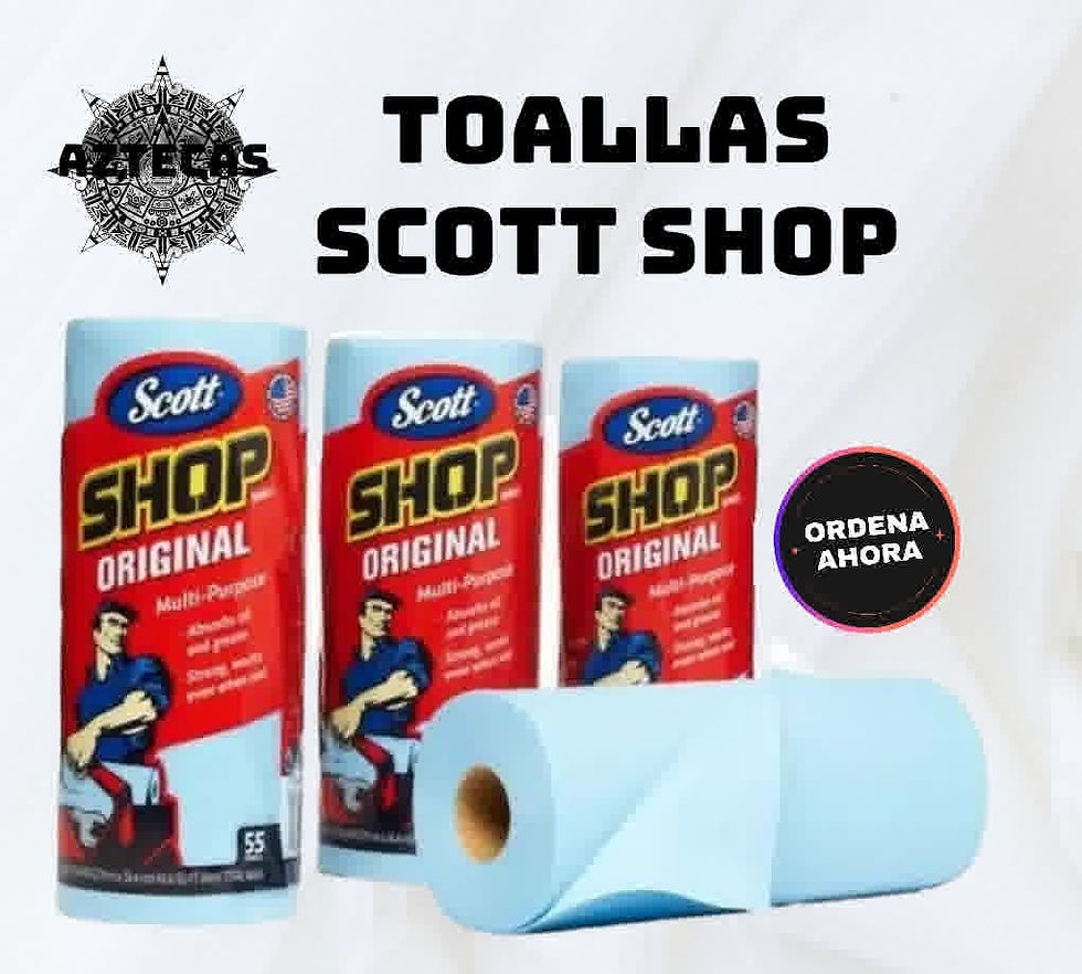 Toallas azules Scott Shop | Materialparatatuarme