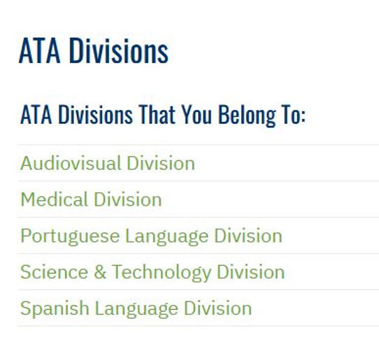 ATA Divisions – Antoni C. Maroto