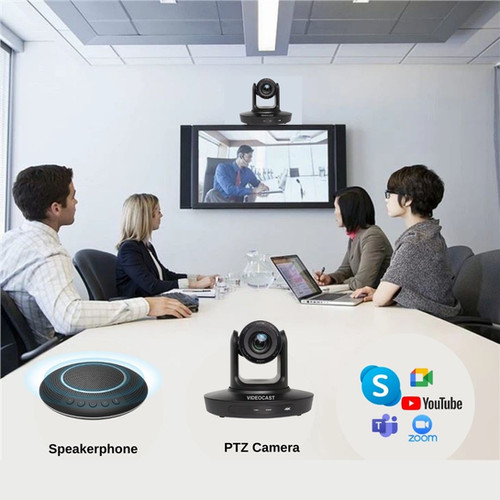 Smart Video Conferencing System with PTZ Camera and Speakerphone | TV ...