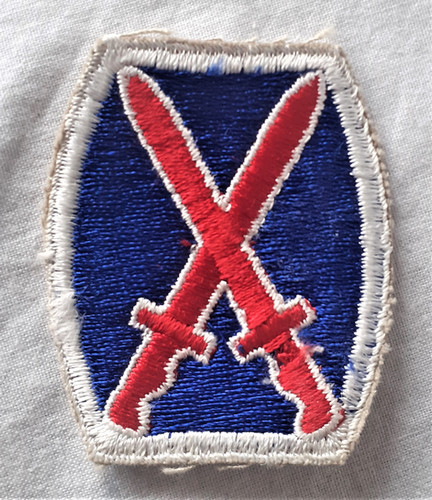 Patch infantry - US186511a Patch 10th Infantry Division | leveques ...