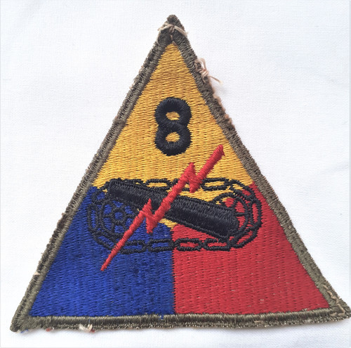 Patch armored - US92807a 8th Armored Division | leveques-militaria