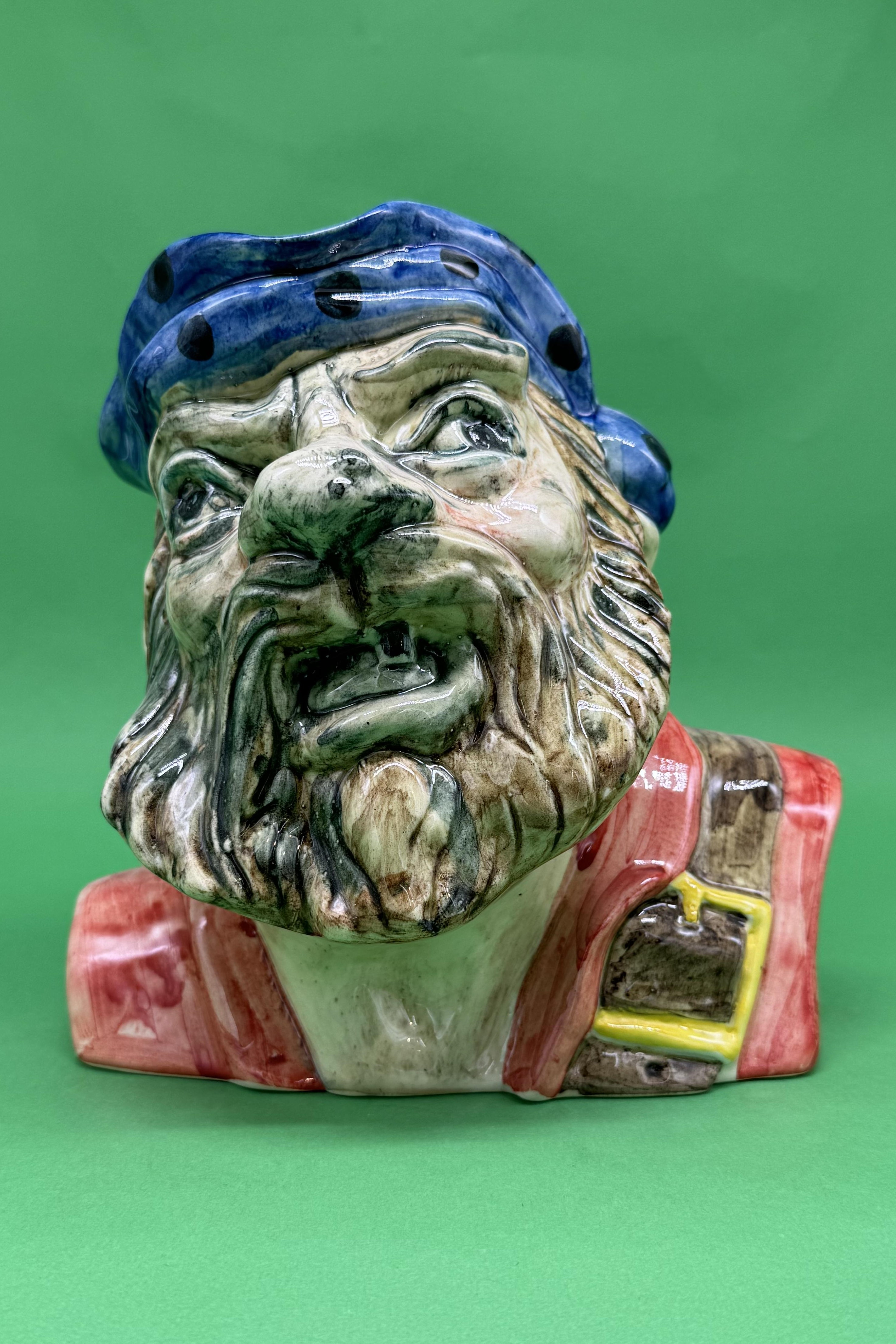 Buccaneer IV character jug - David Sharp Pottery circa 1980