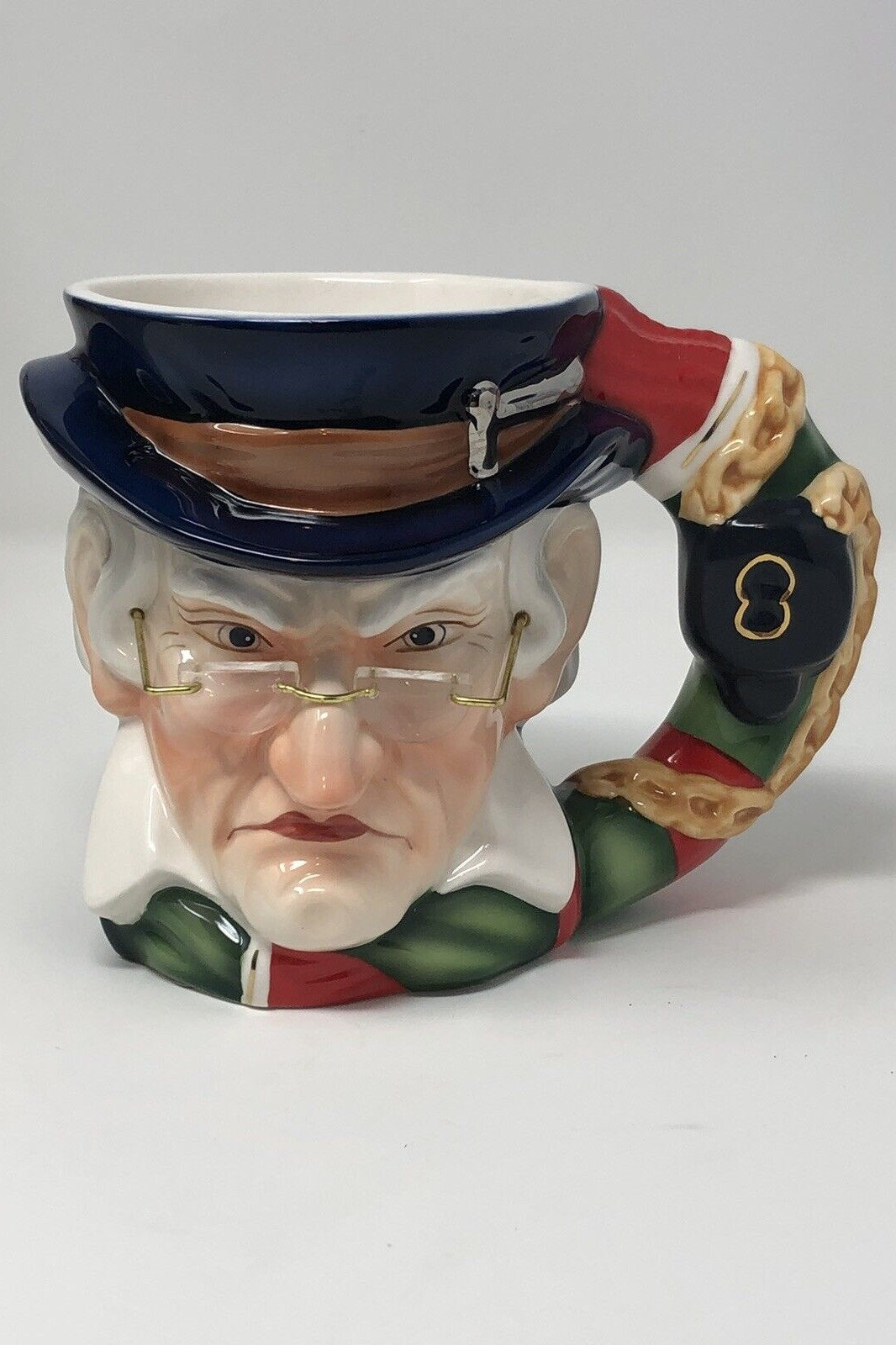 Miserly Scrooge character jug - Department 56 circa 1990