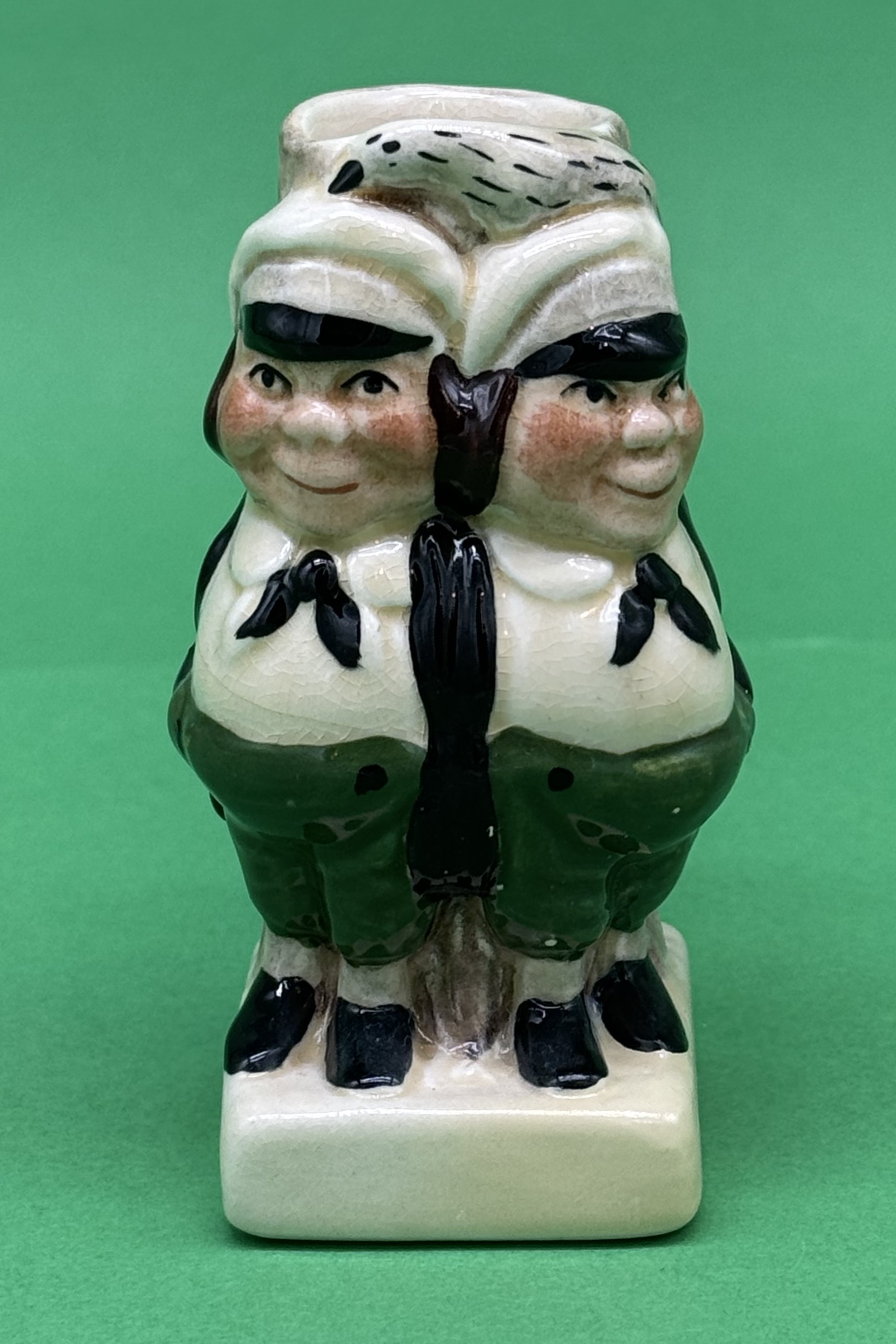 Tweedledum and Tweedledee toby jug - Tony Wood Studio 1983
