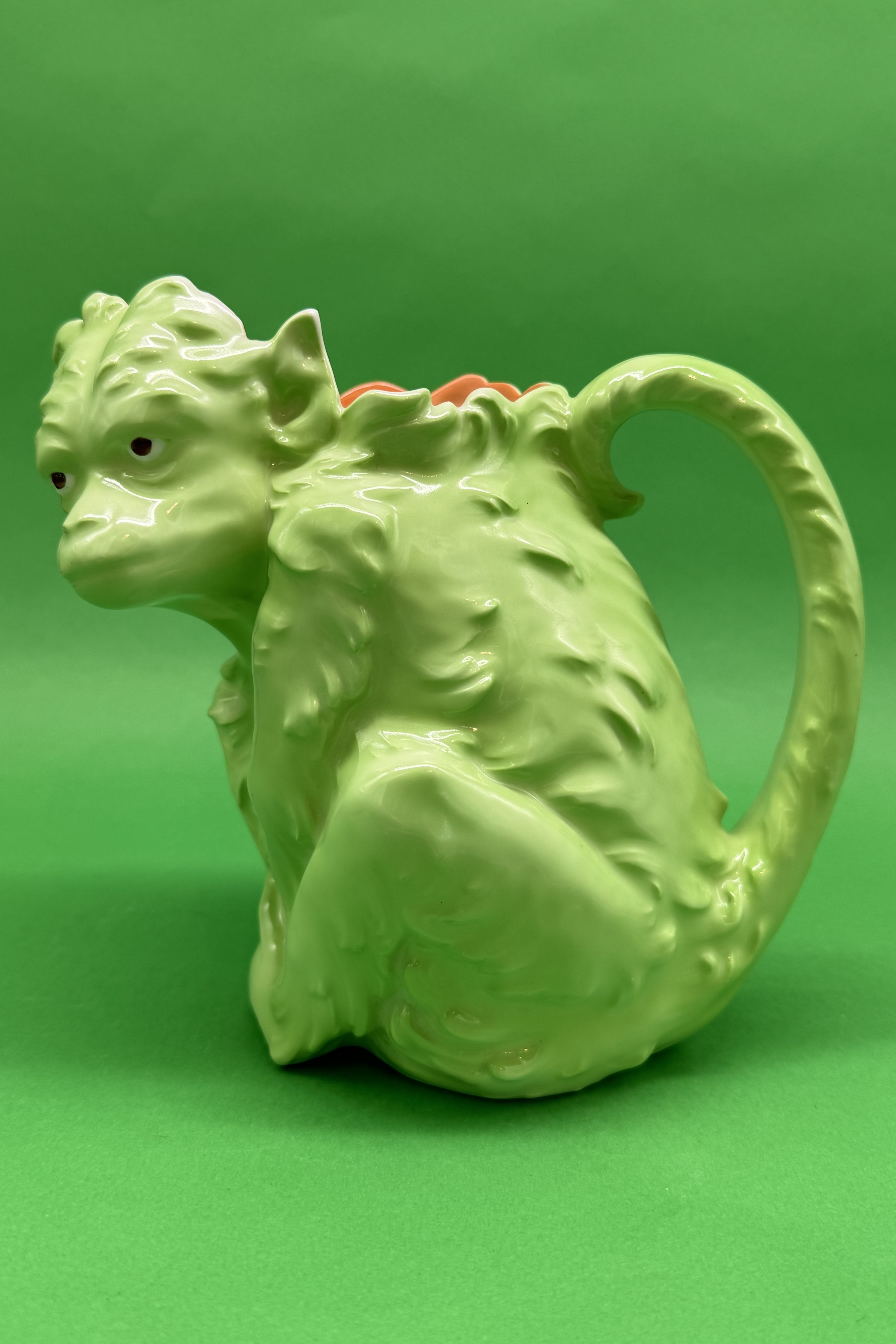 Monkey toby jug water green - Royal Bayreuth circa 1920