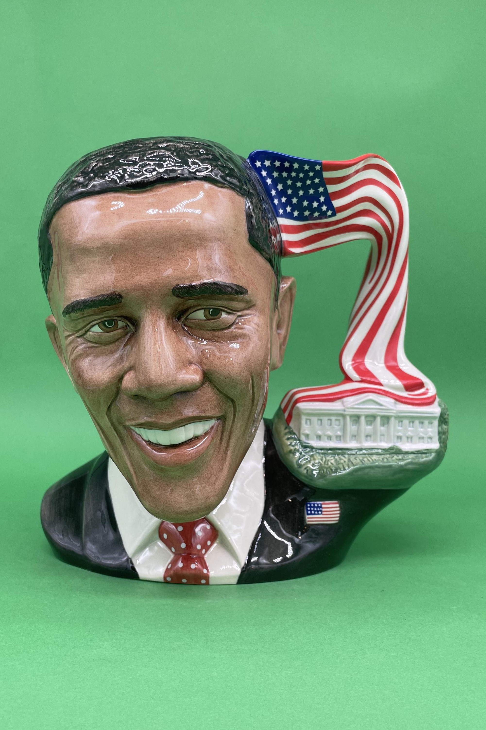 President Barack Obama character jug - Royal Doulton 1997