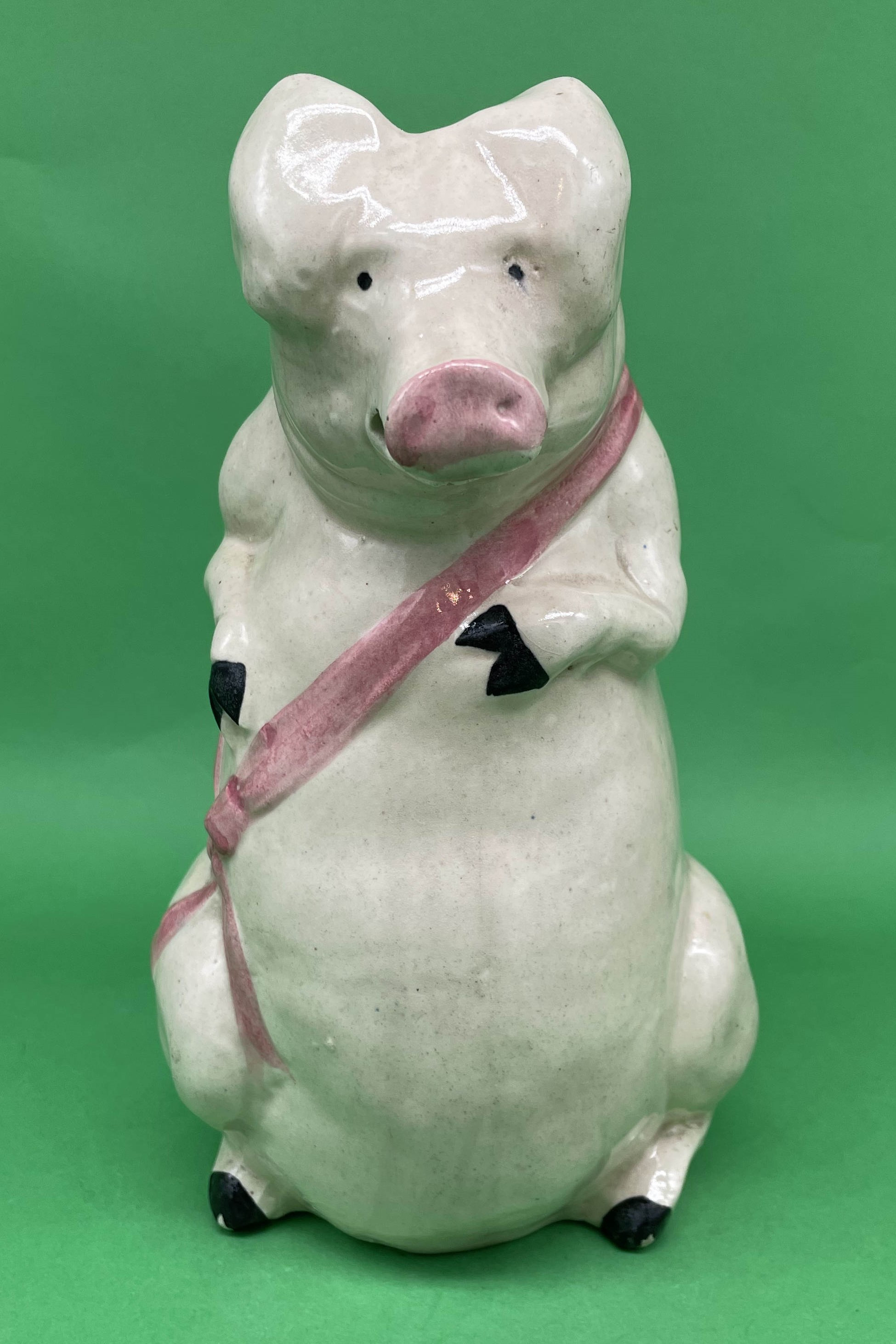 Pig toby jug - Desvres circa 1905