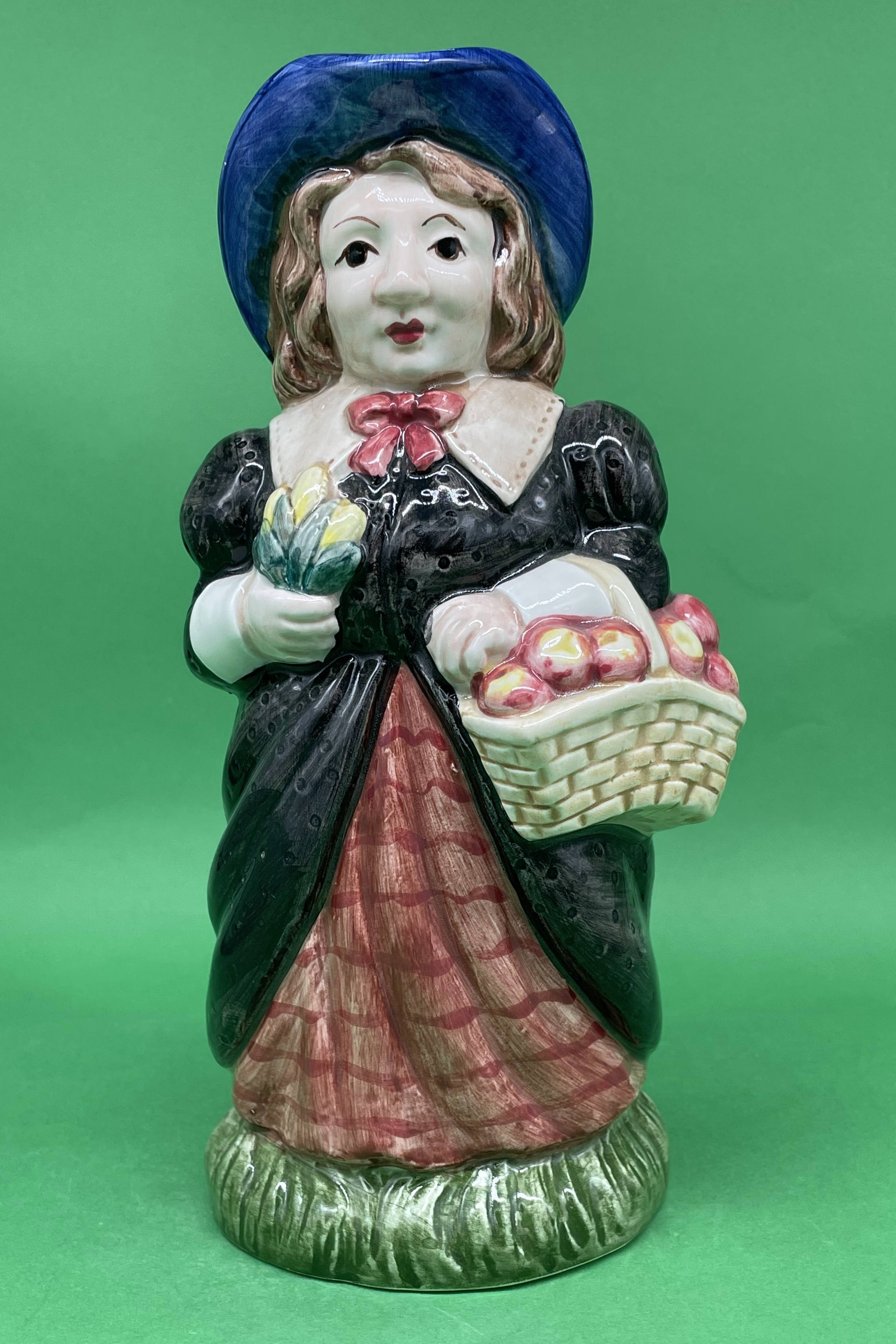 Pilgrim Woman toby jug - Fitz and Floyd 1993