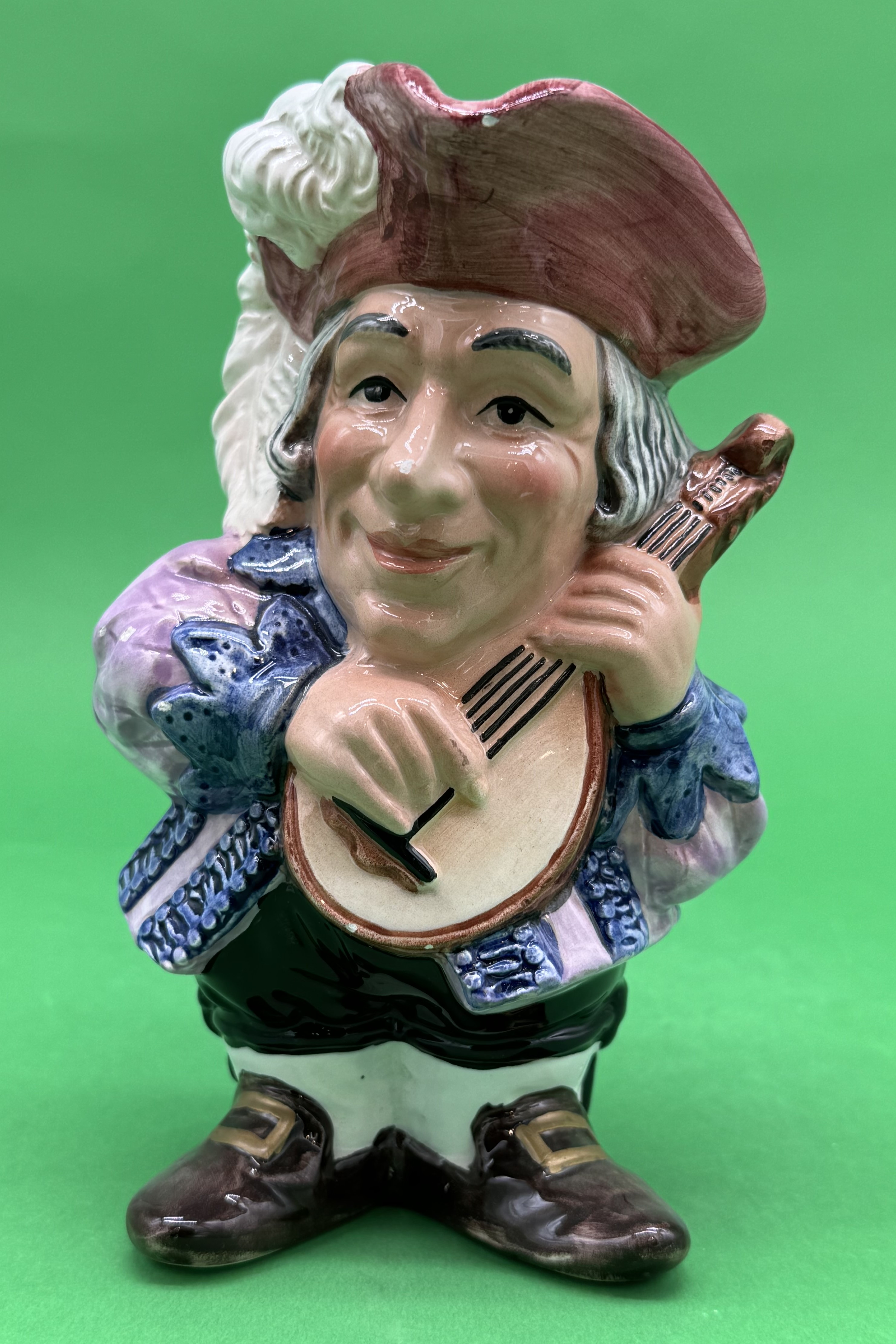 Mandolin Player toby jug - Leonardo circa 1980