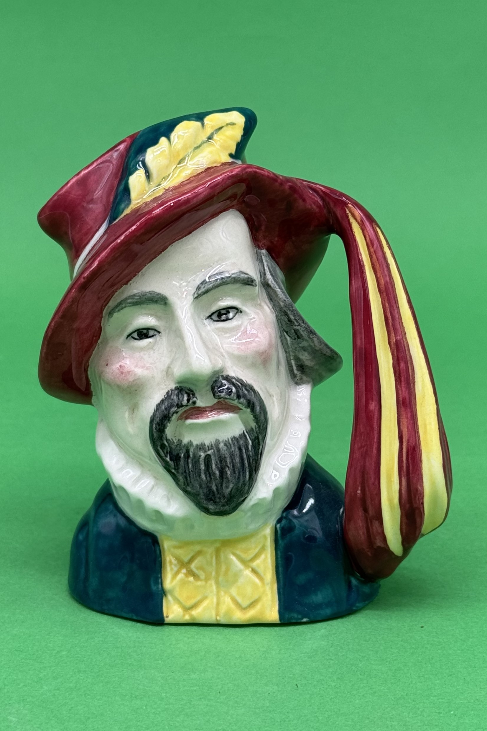 Sir Walter Raleigh character jug - Artone Pottery circa 1980