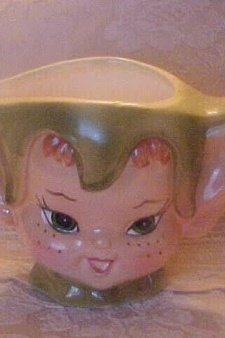 Pixie character jug - Lefton China circa 1970