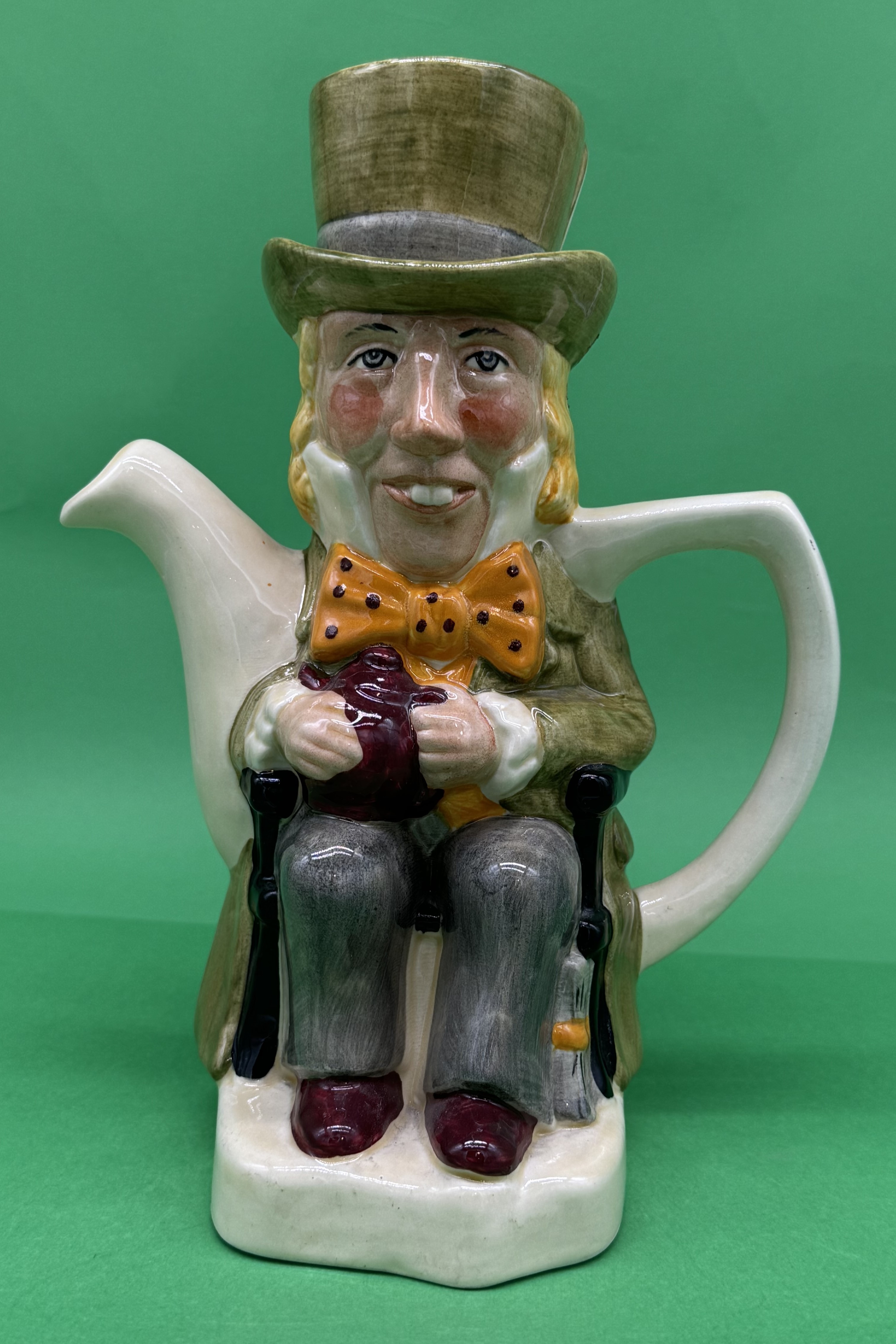 Mad Hatter Toby teapot - Wood Potters of Burslem 1992-1996
