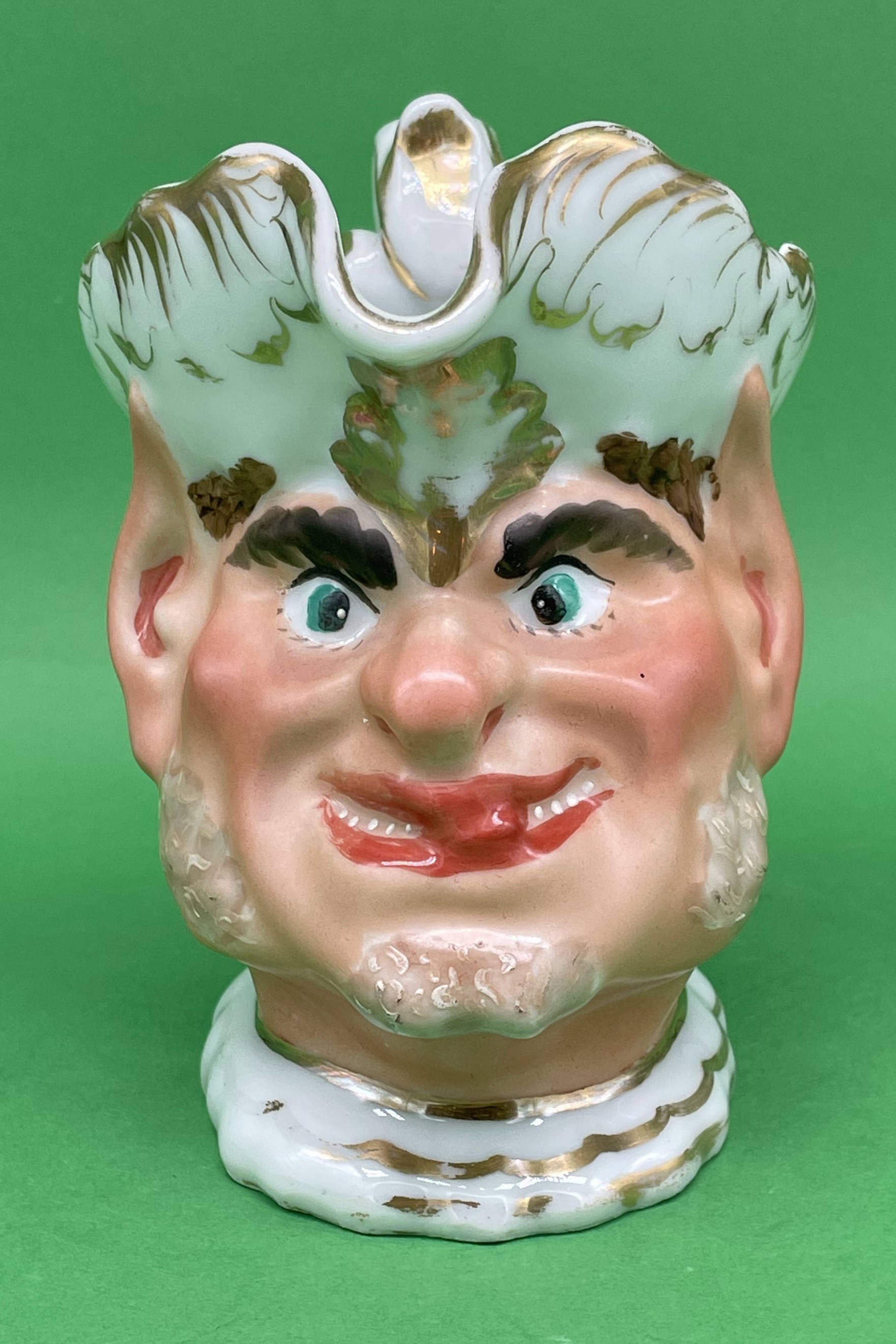 Satyr character jug - Staffordshire circa 1870