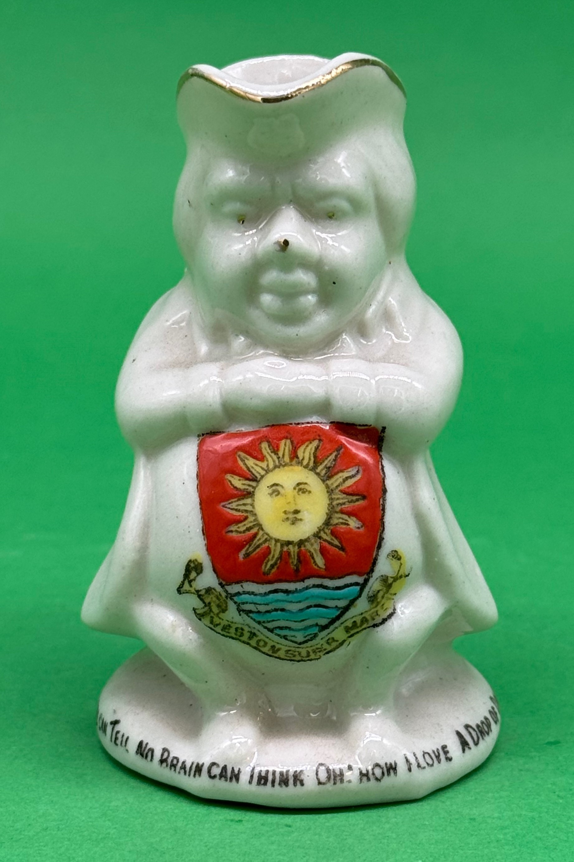 Standing Toby jug Weston Super Mare - England circa 1920